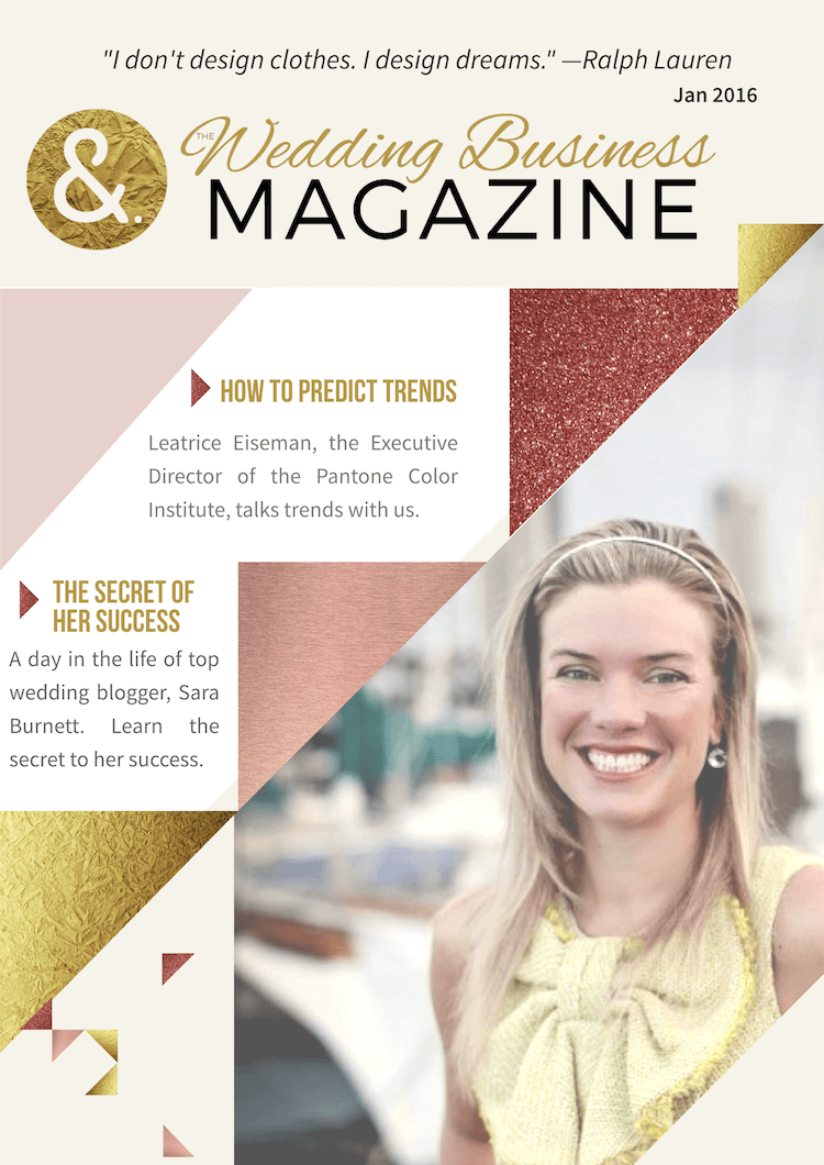 The Wedding Business Magazine Has Arrived 